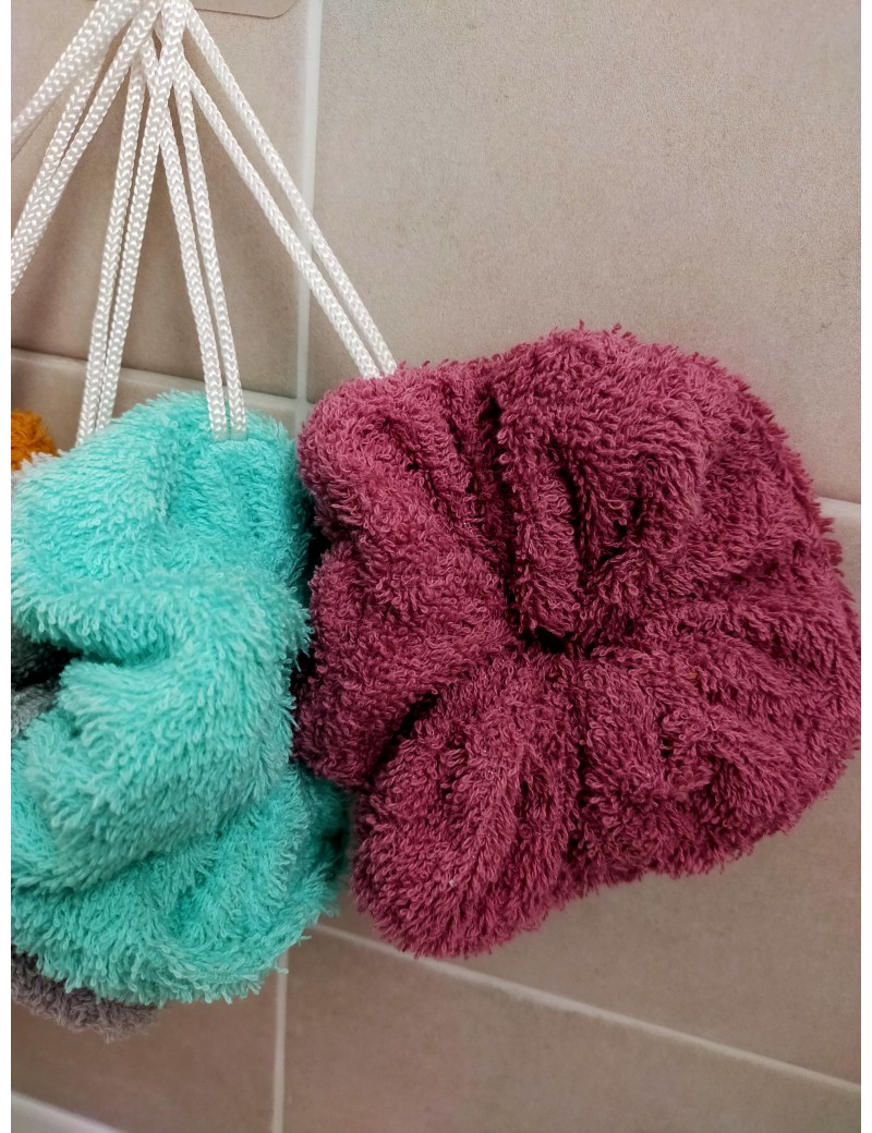 Fleur de Douche éponge Tissus eponge gris